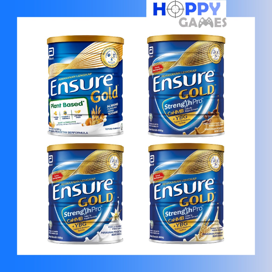 *ORIGINAL* Ensure Gold StrengthPro Strength Pro Adult Powder HMB Wheat Vanilla Coffee Almond ...