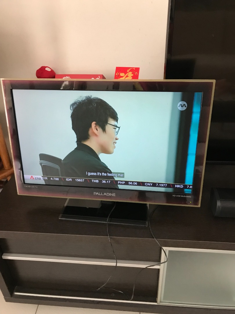 Palladine LED TV cum monitor. Model PLE2400T. No remote, and using ...