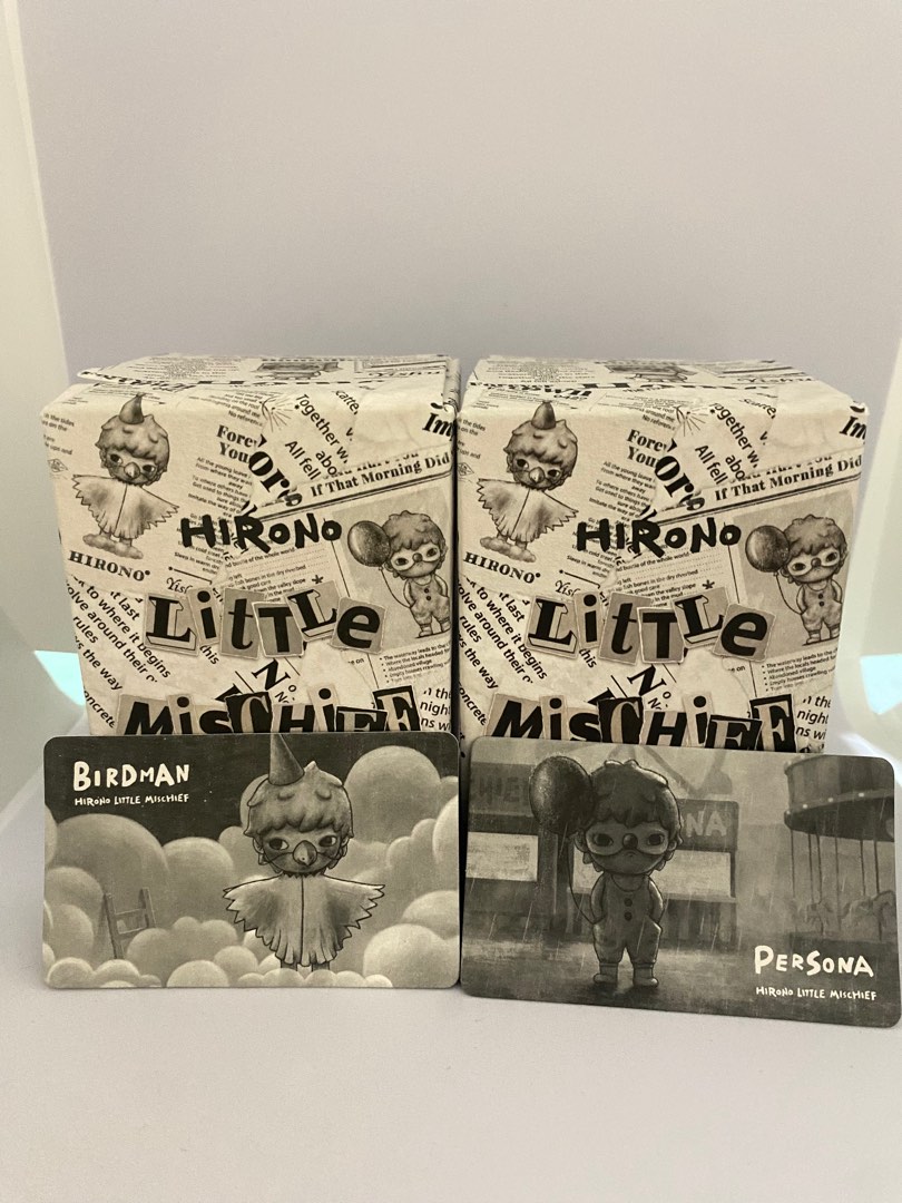 Popmart Hirono Fool, Blind, Persona, Birdman Set, Hobbies & Toys, Toys ...