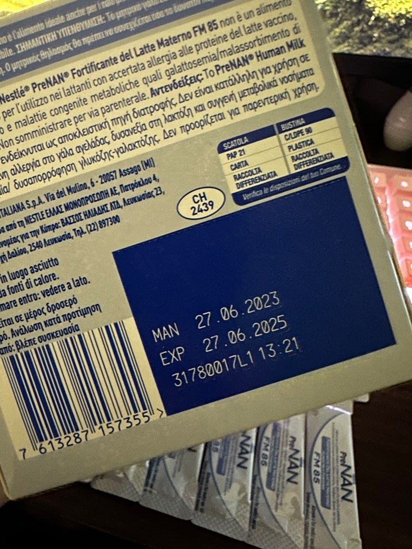 Pre Nan Human Milk Fortifier, Health & Nutrition, Health Supplements ...