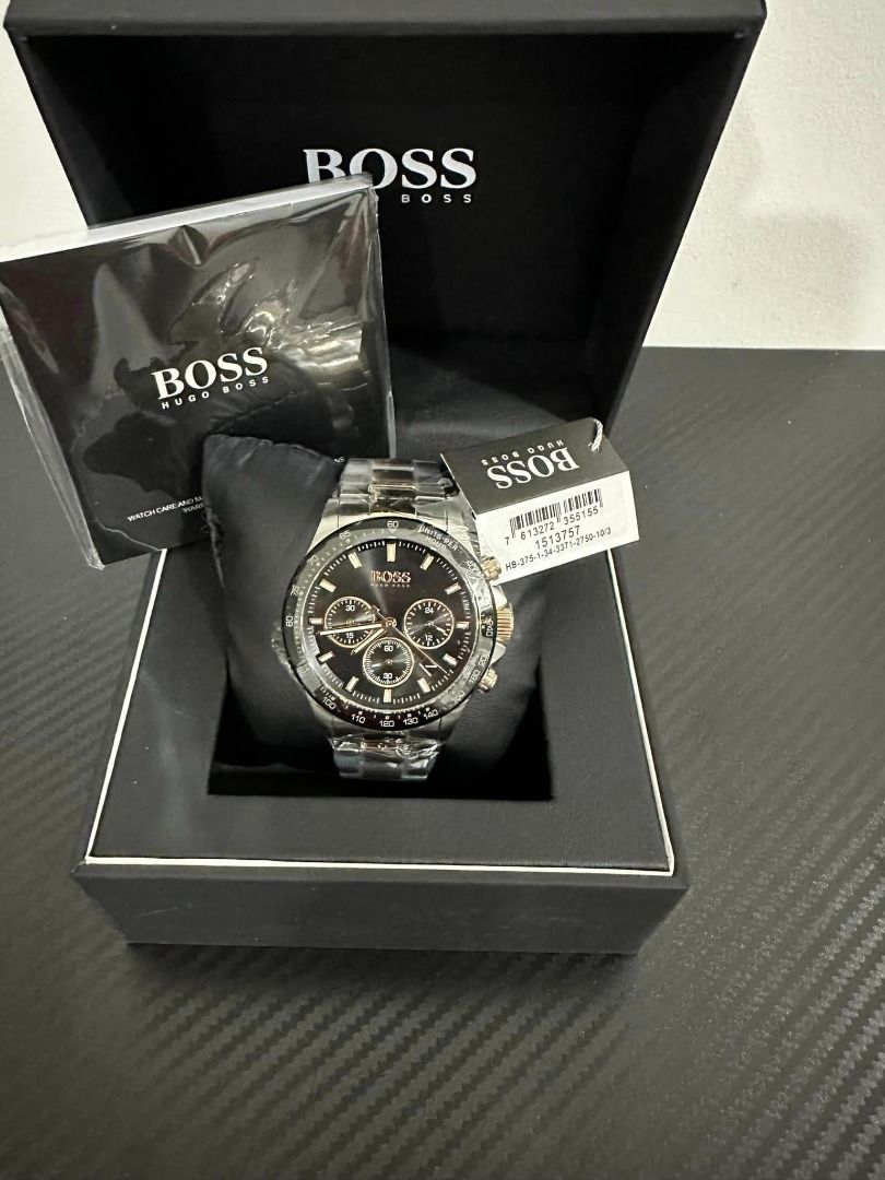 【Ready Stock】Original Hugo Boss Men's Watch - Hero Chronograph 1513757 ...