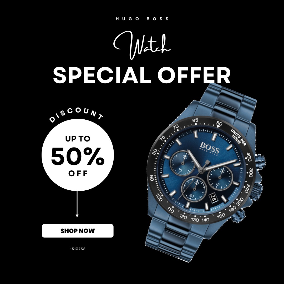 Original Hugo Boss Men's Watch - Hero Chronograph 1513758 Blue ...