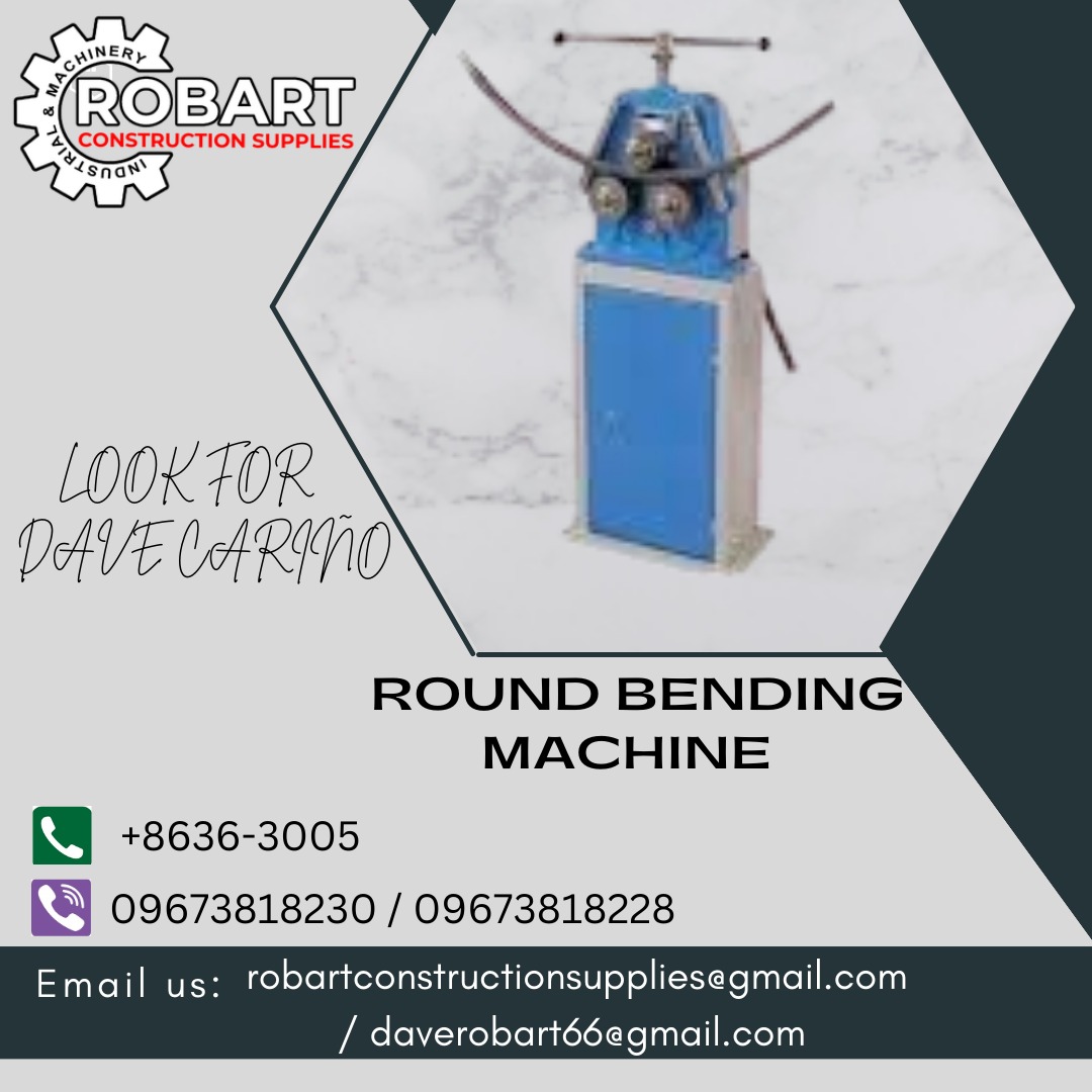 ROUND BENDING MACHINE, Commercial & Industrial, Construction Tools ...