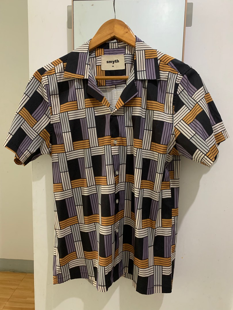 Smyth Satin retro polo, Men's Fashion, Tops & Sets, Tshirts & Polo ...