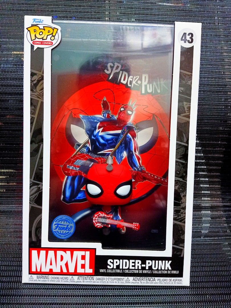 Spider-Punk Comic Cover, Hobbies & Toys, Toys & Games on Carousell