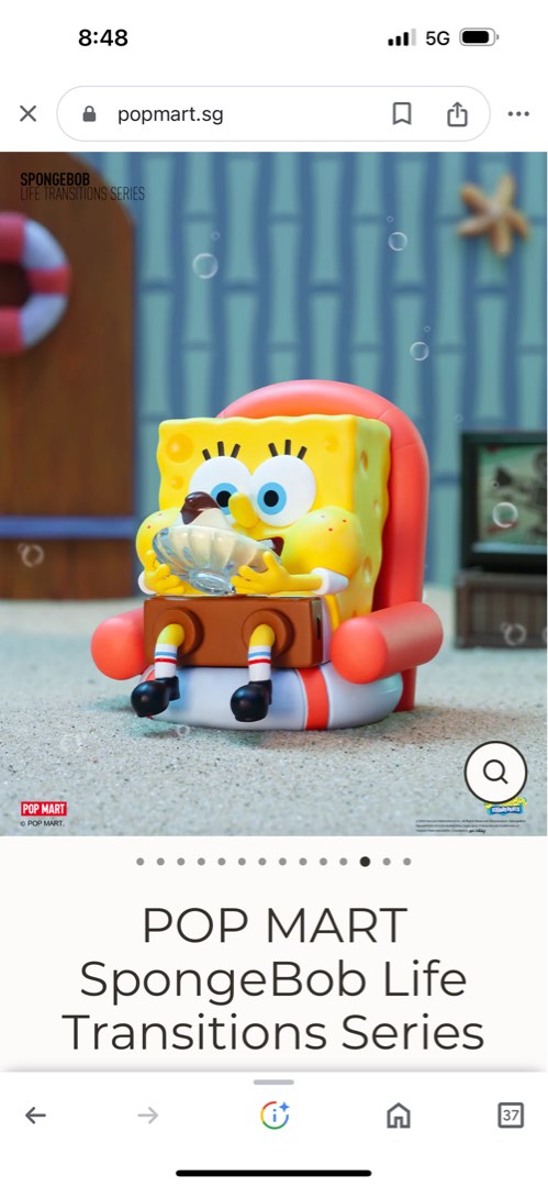 Spongebob Life Transitions Series Pop Mart, Hobbies & Toys, Toys ...