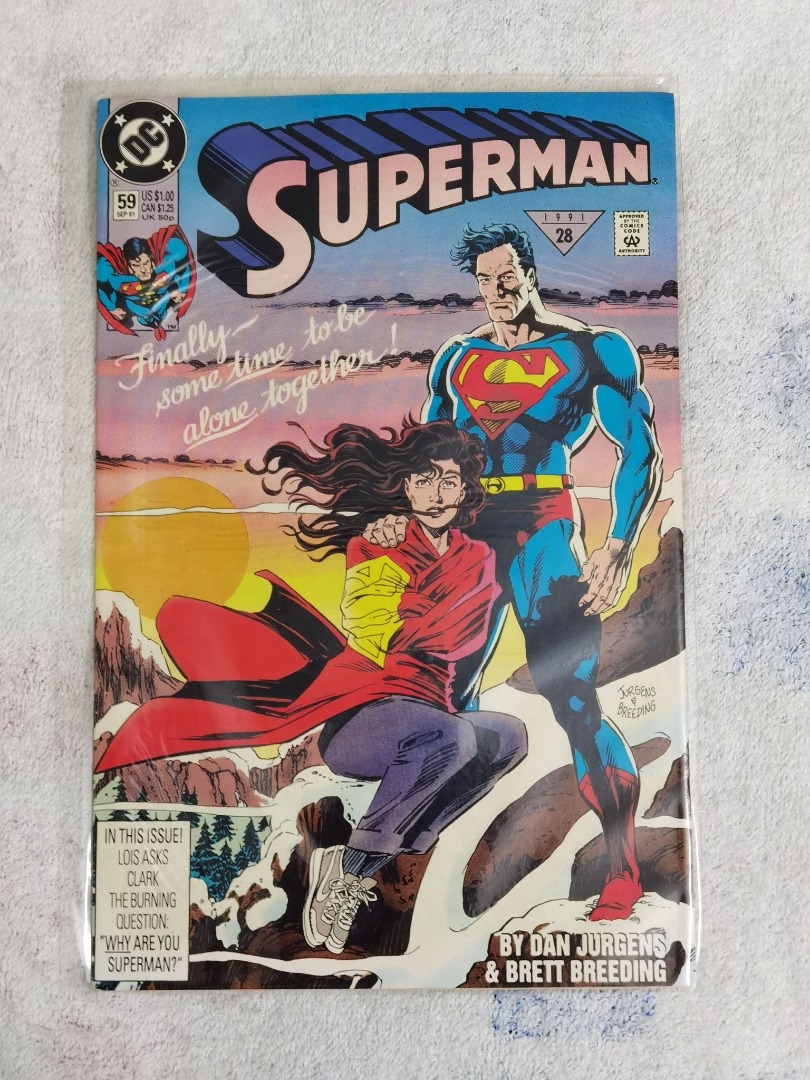 SUPERMAN. 1987 series. issue 59. "Superman's Fiancee, Lois Lane ...