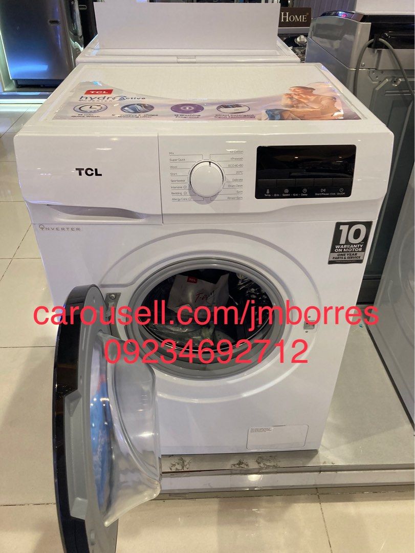 tcl front load washing machine inverter 6.5kg 7.5kg 8.5kg 9.5kg 10.5kg ...