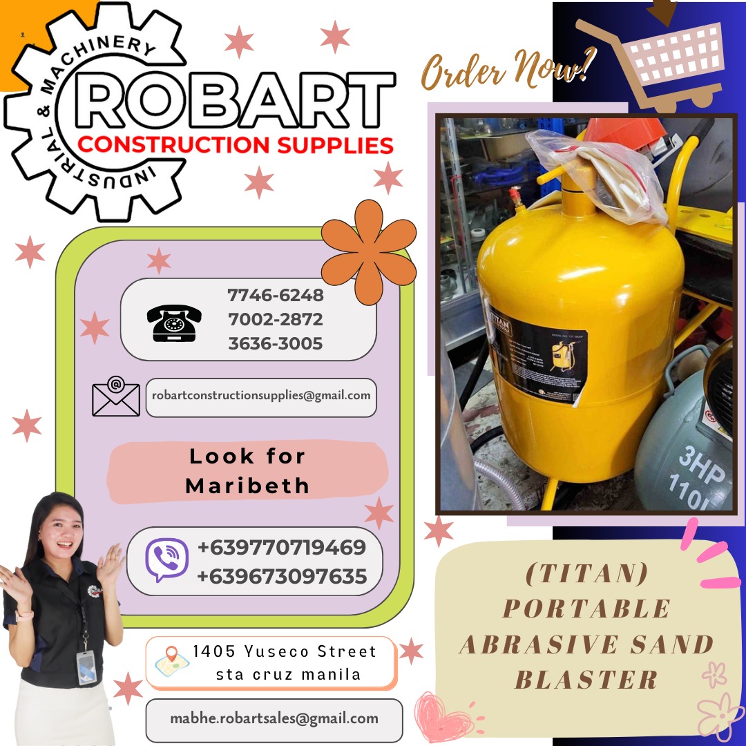 (TITAN) PORTABLE ABRASIVE SAND BLASTER, Commercial & Industrial ...