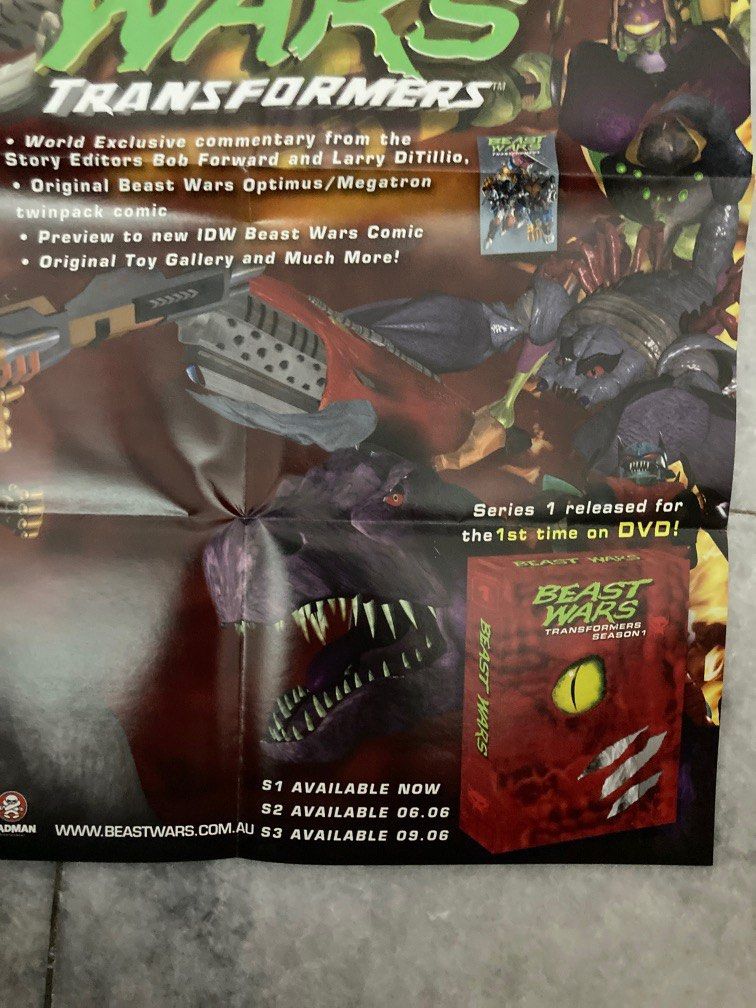 Transformers Beast Wars Poster, Hobbies & Toys, Toys & Games on Carousell