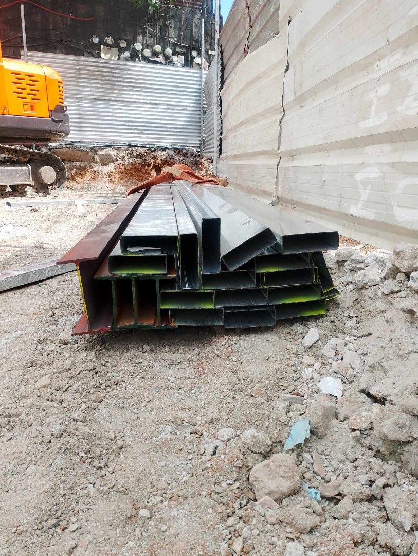 TUBULAR, C PURLINS, MS PLATE, ANGLE BAR, WIDE FLANGE, I BEAM, H BEAM ...