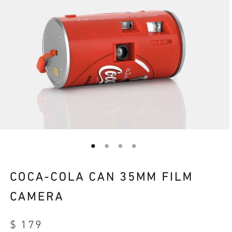 Vintage Ginfax Coca-Cola Can 35mm Film Camera Rare Hard To Find ...