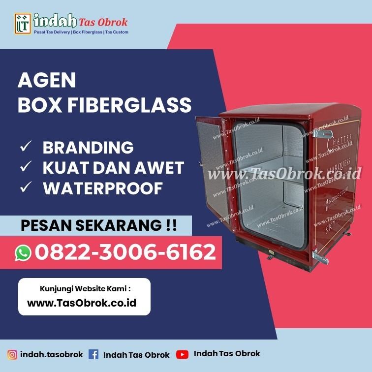 WA/TELP : 0822-3006-6162, Pembuatan Box Delivery Pizza Fiberglass ...