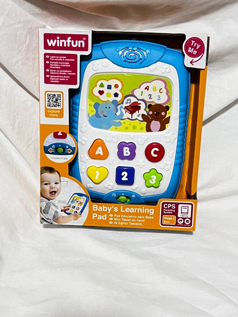 Winfun Baby Learning Pad, Hobbies & Toys, Toys & Games on Carousell