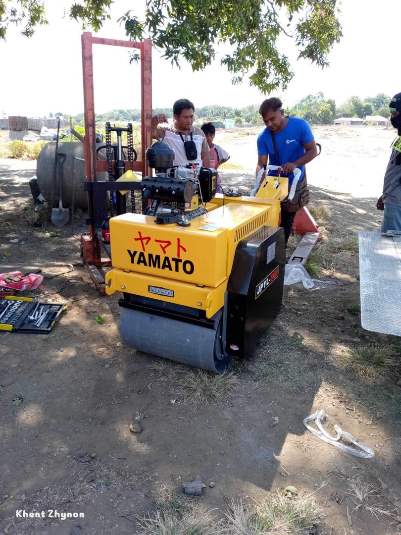 YAMATO WALK BEHIND VIBRATORY ROLLER (MINI PISON) 600KG, Commercial ...