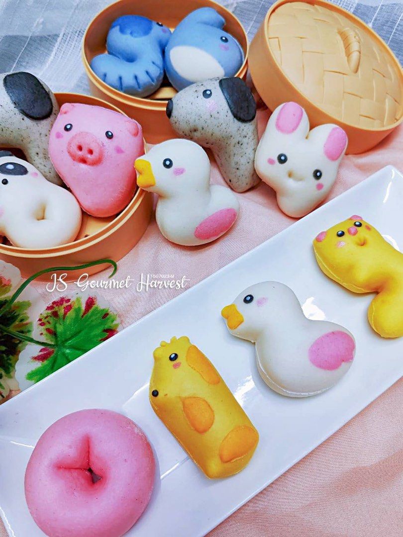 卡通数字造型馒头 carton number bun, Food & Drinks, Homemade Bakes on Carousell