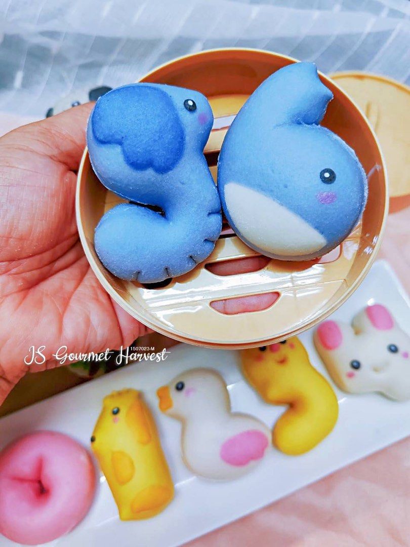 卡通数字造型馒头 carton number bun, Food & Drinks, Homemade Bakes on Carousell