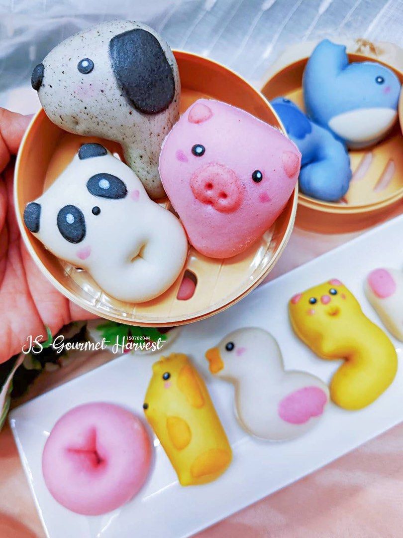 卡通数字造型馒头 carton number bun, Food & Drinks, Homemade Bakes on Carousell