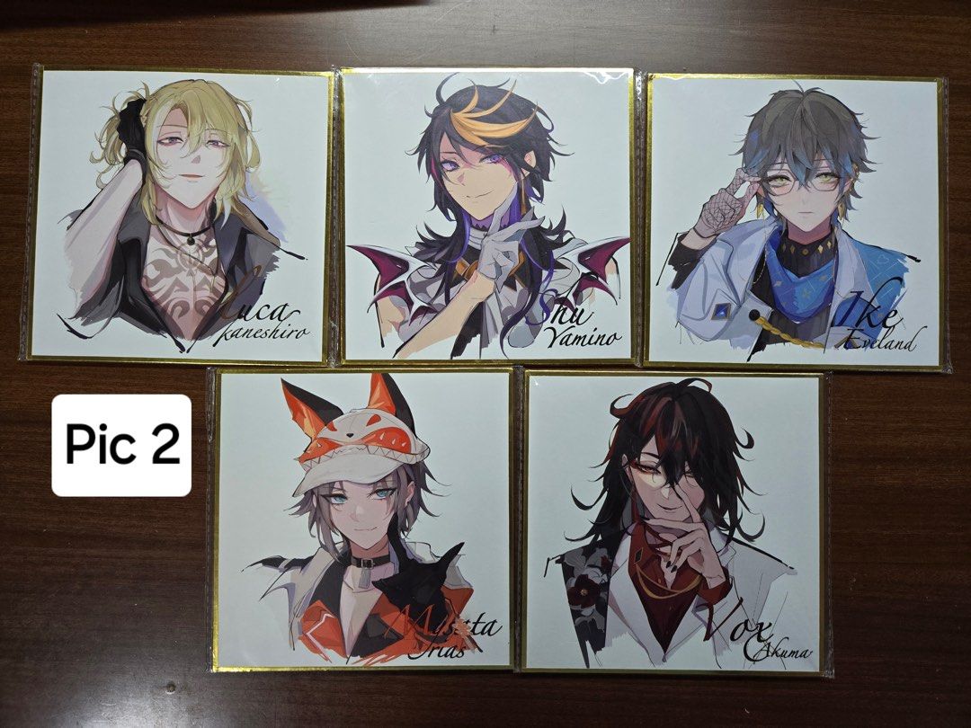 彩虹社 Nijisanji EN【Luxiem/ Noctyx】同人色紙, 興趣及遊戲, 收藏品及紀念品, 郵票及印刷品 - Carousell