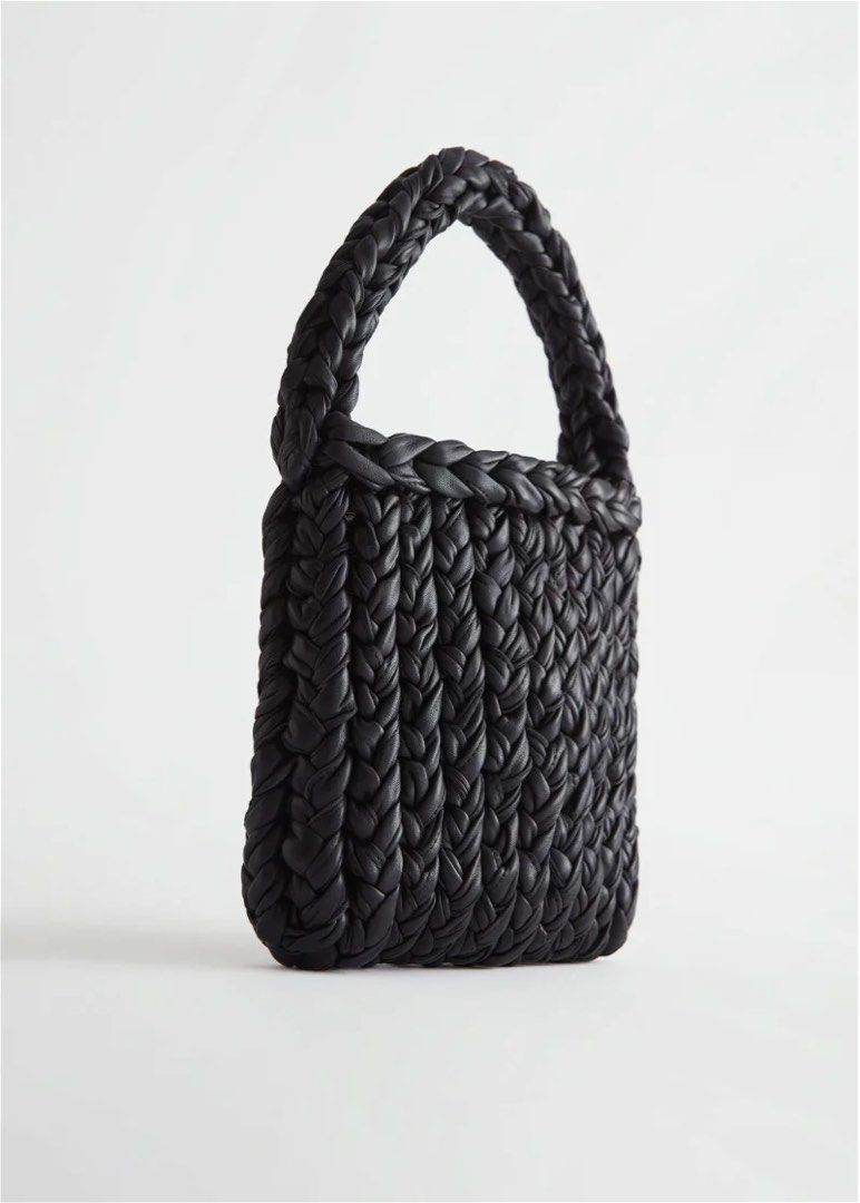 & Other Stories x A.W.A.K.E mode braided leather tote bag, Women's ...