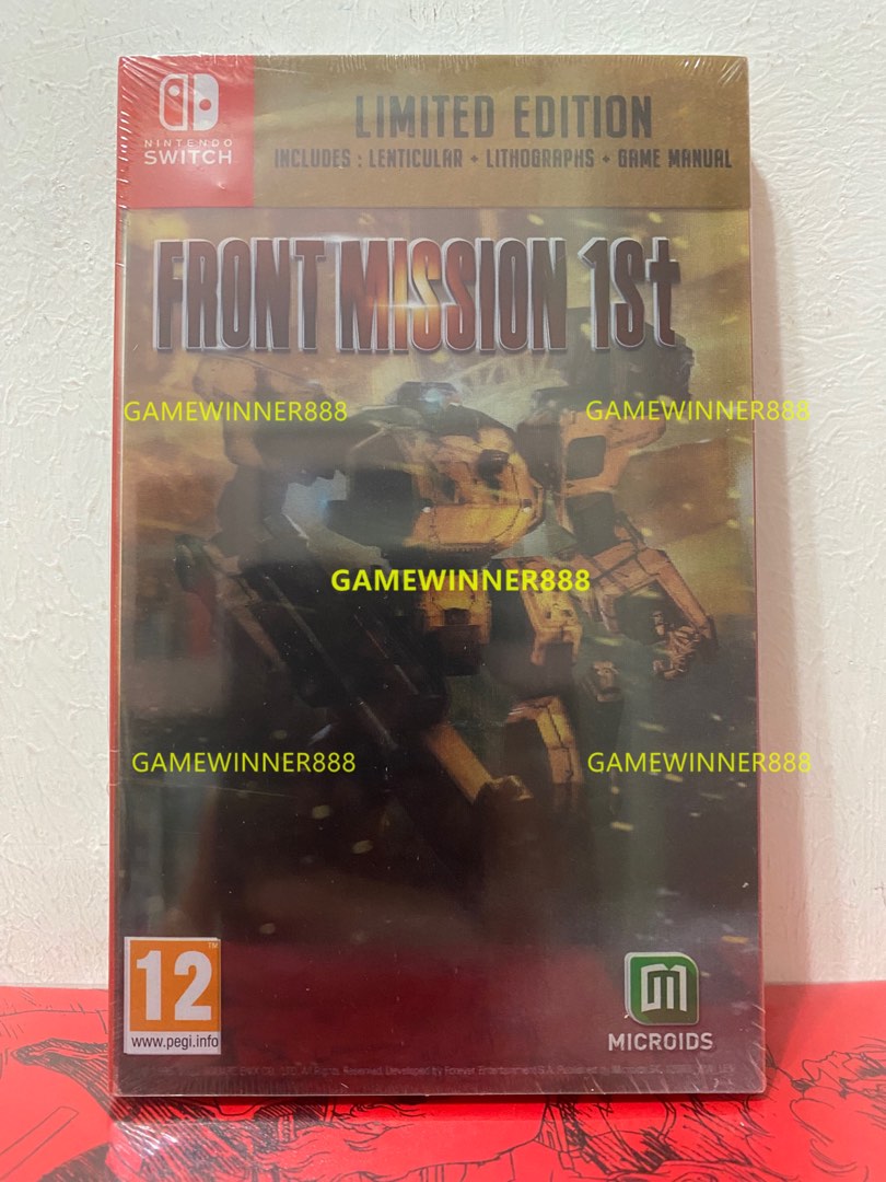 《今日快閃價》全新 Switch NS遊戲 戰略SRPG 超任 SFC 經典之作 前線任務 1ST / 雷霆任務 1st 重製版 / FRONT MISSION 1st Remake ...