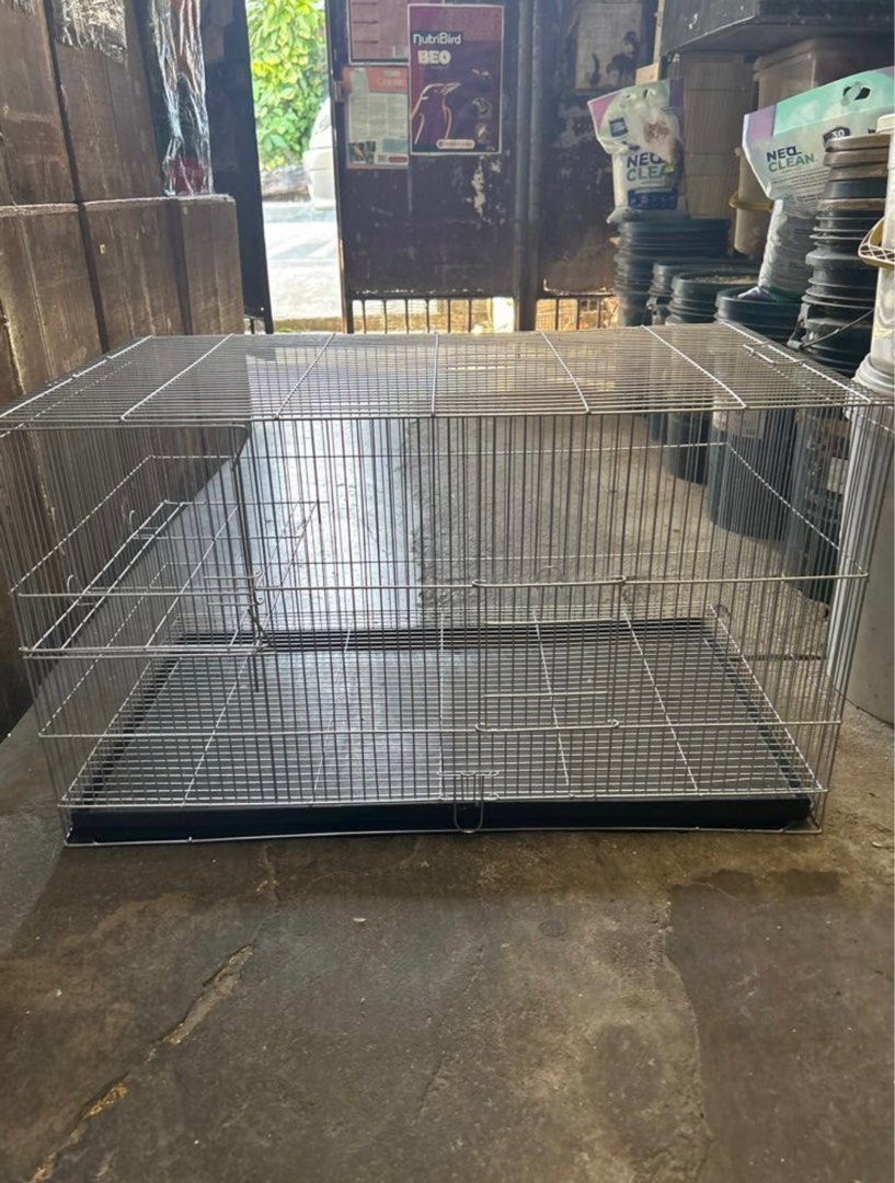AC TYPE DOUBLE CAGE 17x30inches with nestbox holder, Pet Supplies ...