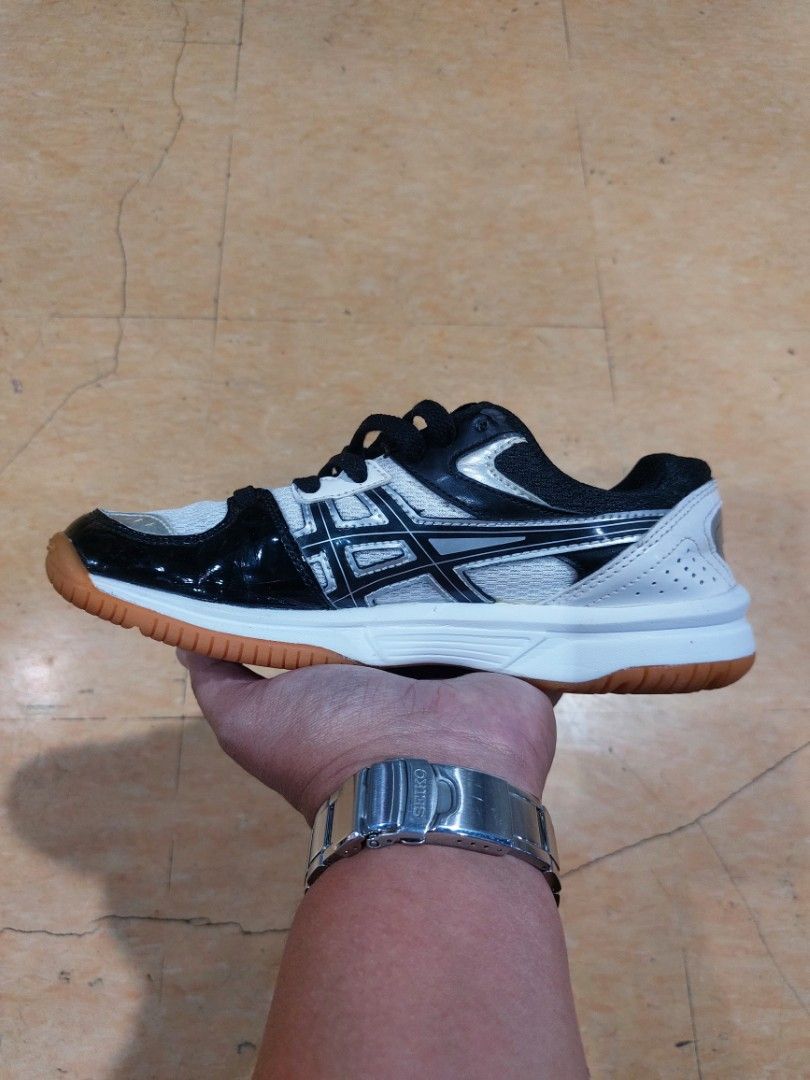 Asics Rivre CS Badminton Volleyball Unisex Sneakers Black/White(23 cm), Women's Fashion ...