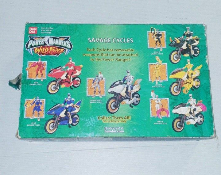 Bandaid vintage power rangers wild force savage cycle figure, Hobbies ...