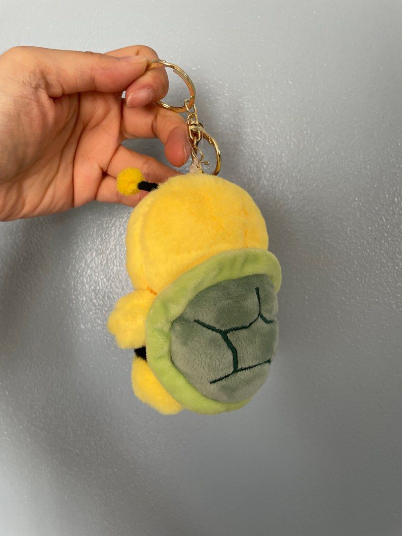 Bee-Turtle Plush Keychain, Hobbies & Toys, Toys & Games on Carousell