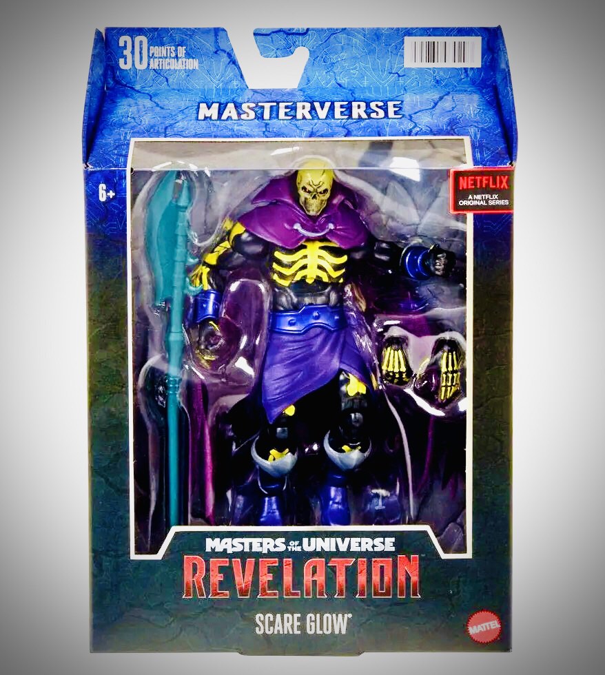 BNIB Mattel MOTU He-man Mattel Masters of the Universe Revelation Masterverse - Scare Glow ...