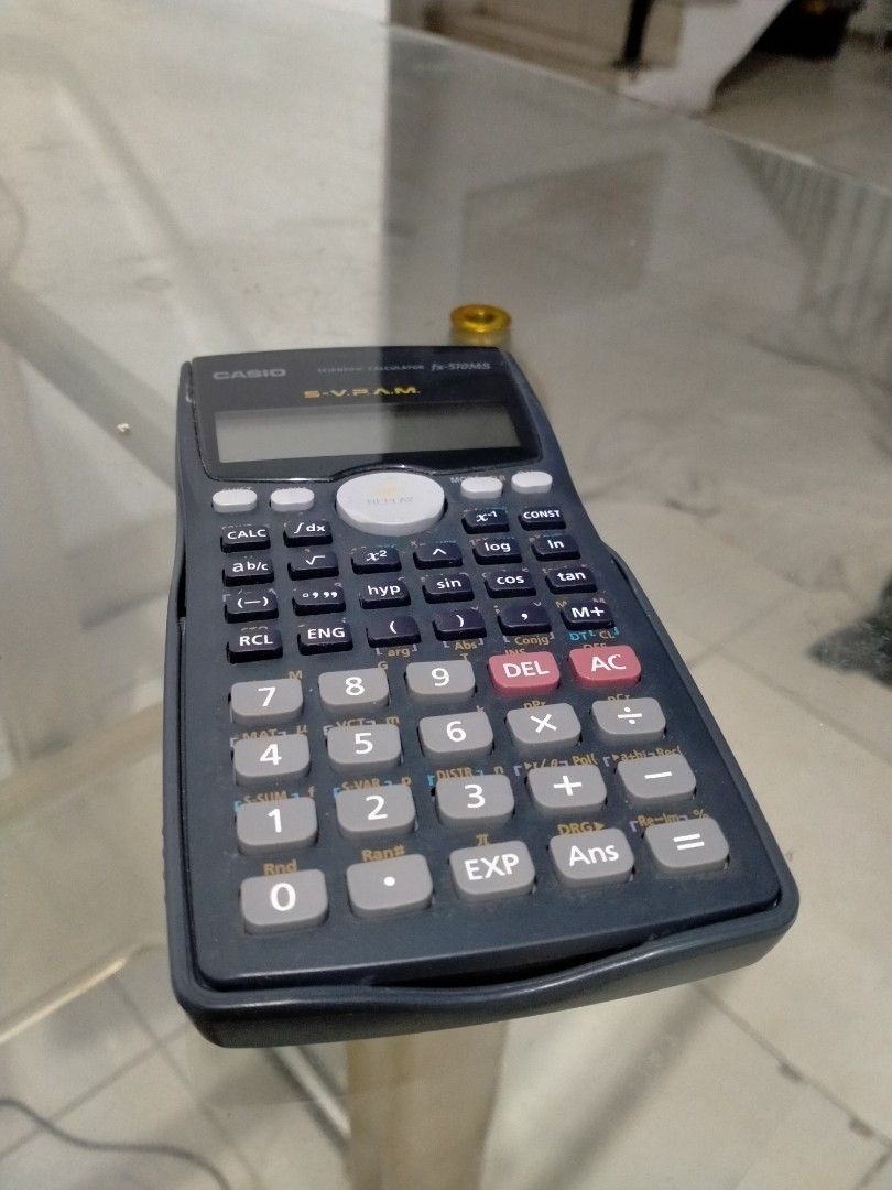 Casio FX-570MS kalkulator ilmiah scientific, Elektronik, Komputer ...
