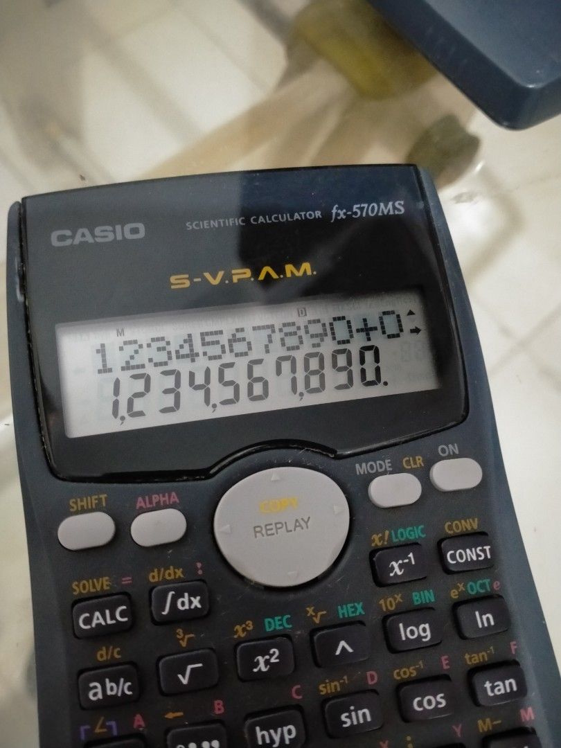 Casio FX-570MS kalkulator ilmiah scientific, Elektronik, Komputer ...
