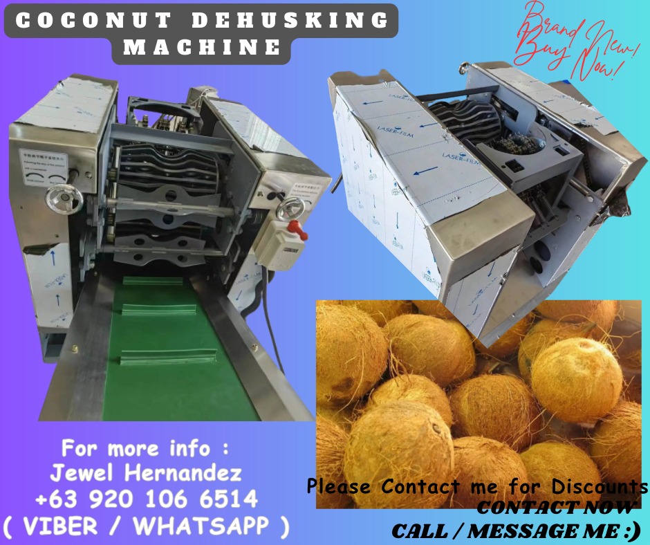 Coconut Dehusking Machine, Coconut Deshelling Machine Brand and Easy to ...