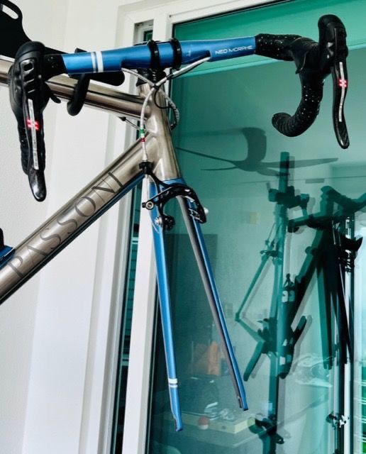 Custom Passoni XXTI Titanium Carbon Frame with Campagnolo EPS 11 Speed (SIZE 52), Sports ...