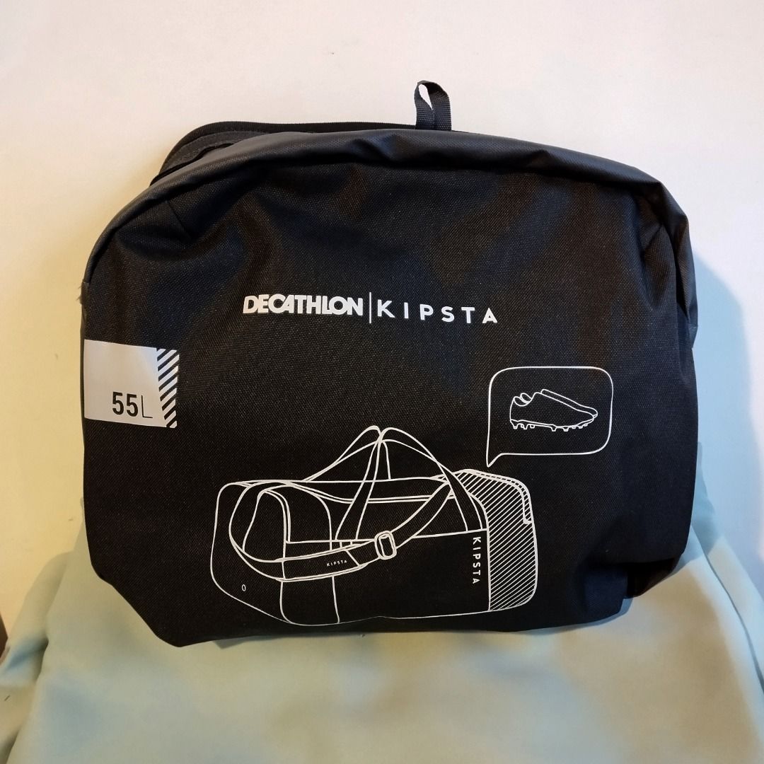 Decathlon 55L Sports Bag Kipsta Essential - Black, Sports Equipment, Other Sports Equipment and ...