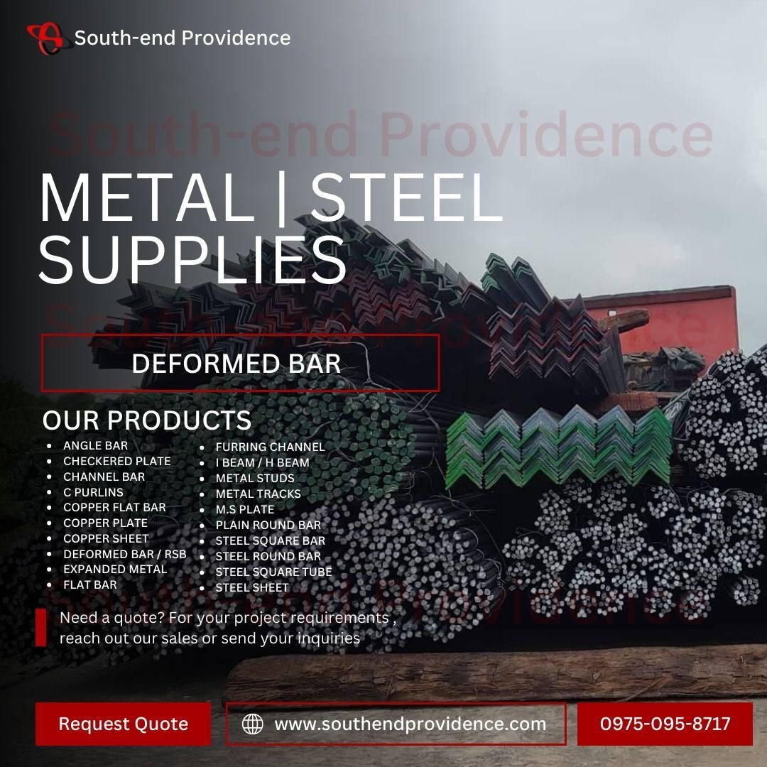 Deformed Bar | Kabilya | Steel Supply Material | Grade 33, Commercial ...