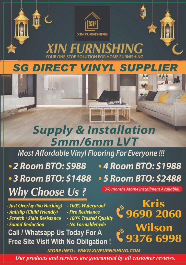 Preferred Merchant by Carousell vinyl flooring/Most affordable vinyl ...