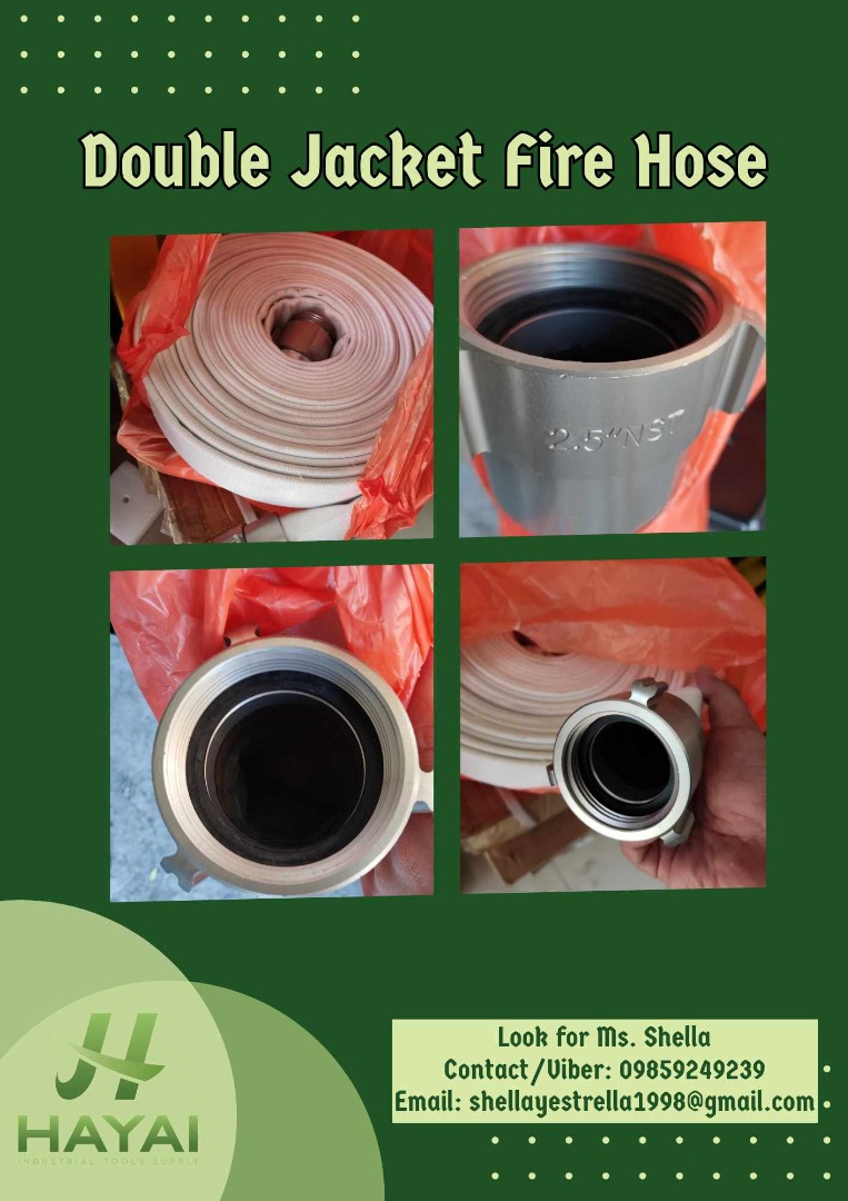 DOUBLE JACKET FIRE HOSE, Commercial & Industrial, Construction Tools ...