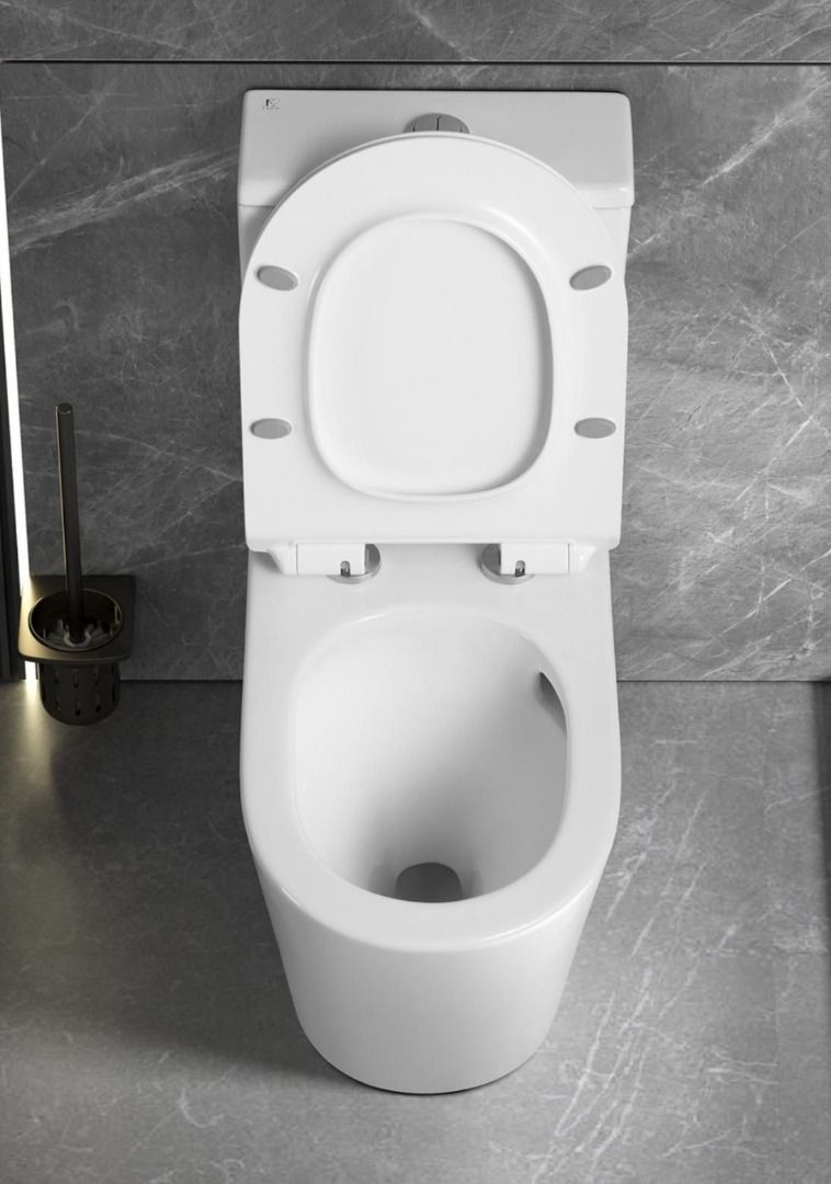 Toilet Bowl Rimless with Tornado Flushing ( EACO T933), Furniture ...