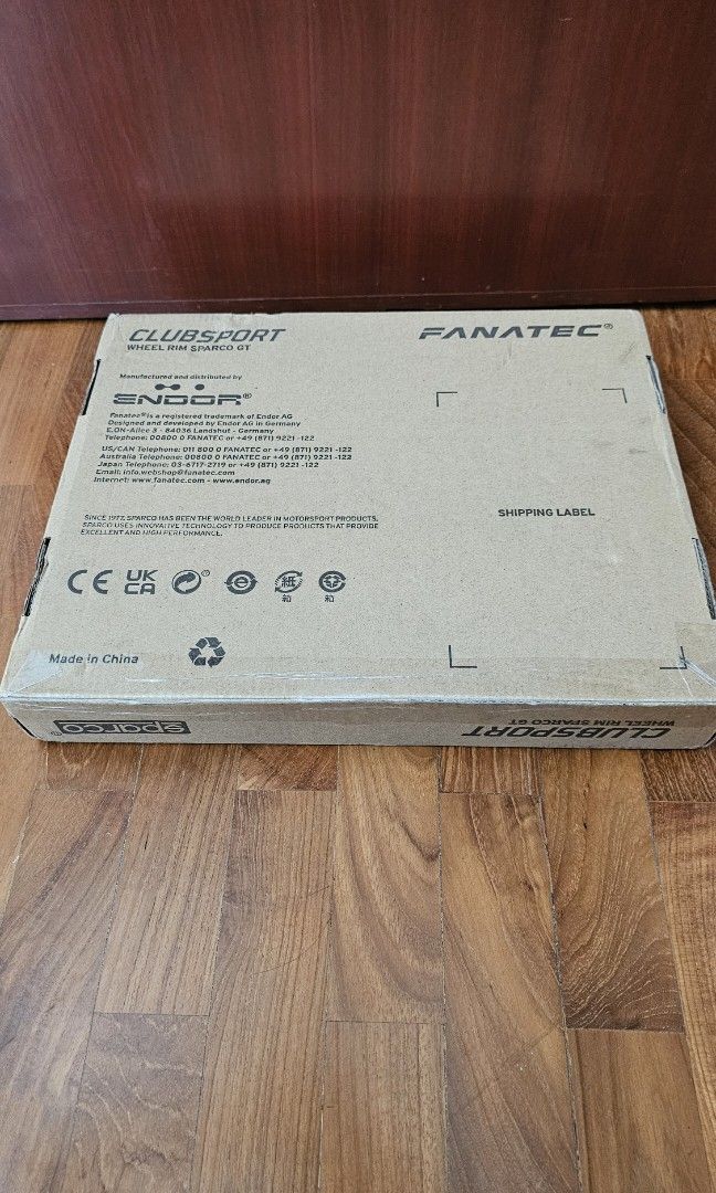 Fanatec Clubsport Wheel Rim Sparco GT, Video Gaming, Gaming Accessories ...