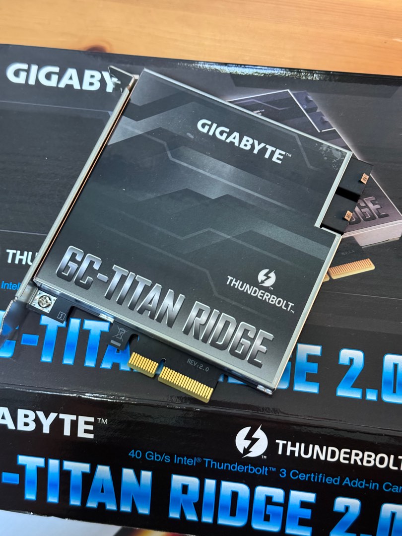 Gigabyte GC Titan ridge 2.0 Thunderbolt 3 Card, 電腦＆科技, 桌上電腦 - Carousell