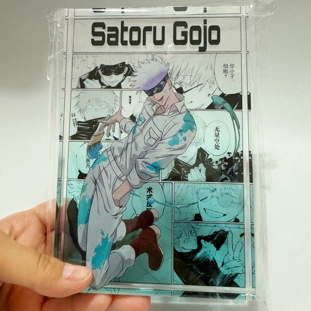 jjk Jujutsu Kaisen Gojo acrylic block, Hobbies & Toys, Memorabilia ...