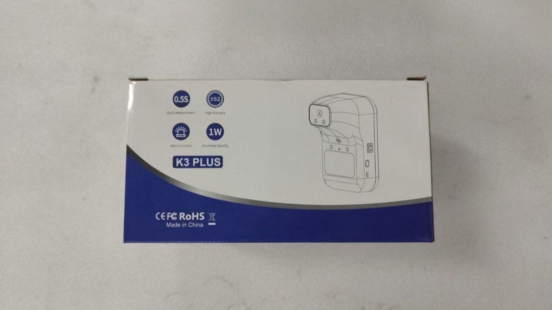 K3 PLUS Thermometer Hands Freed Digital Temperature Scanner Contactless ...