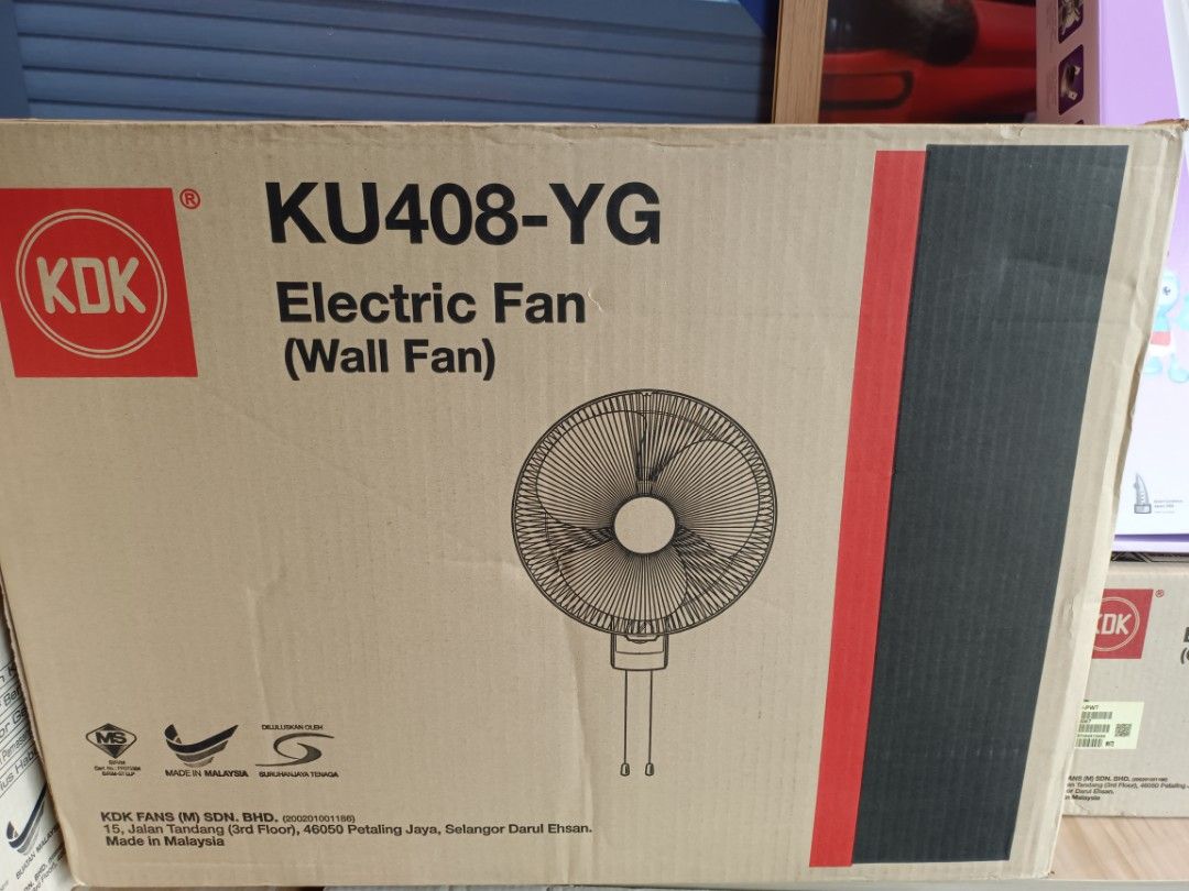 KDK Wall Fan 16"/40cm, Furniture & Home Living, Lighting & Fans, Fans ...