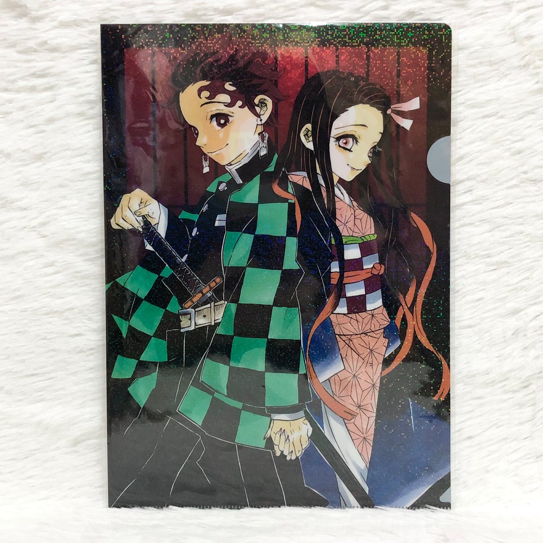 Kimetsu no Yaiba Demon Slayer Tanjiro Nezuko Kamado Clear File Folder ...