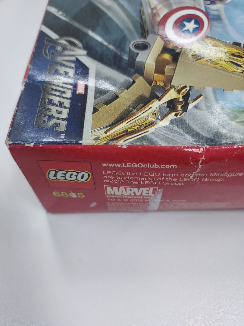 Lego Marvel Super Heroes 6865 Captain America's Avenging Cycle The ...