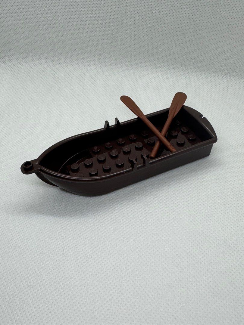 Lego pirate brown boat with oars, Hobbies & Toys, Toys & Games on Carousell