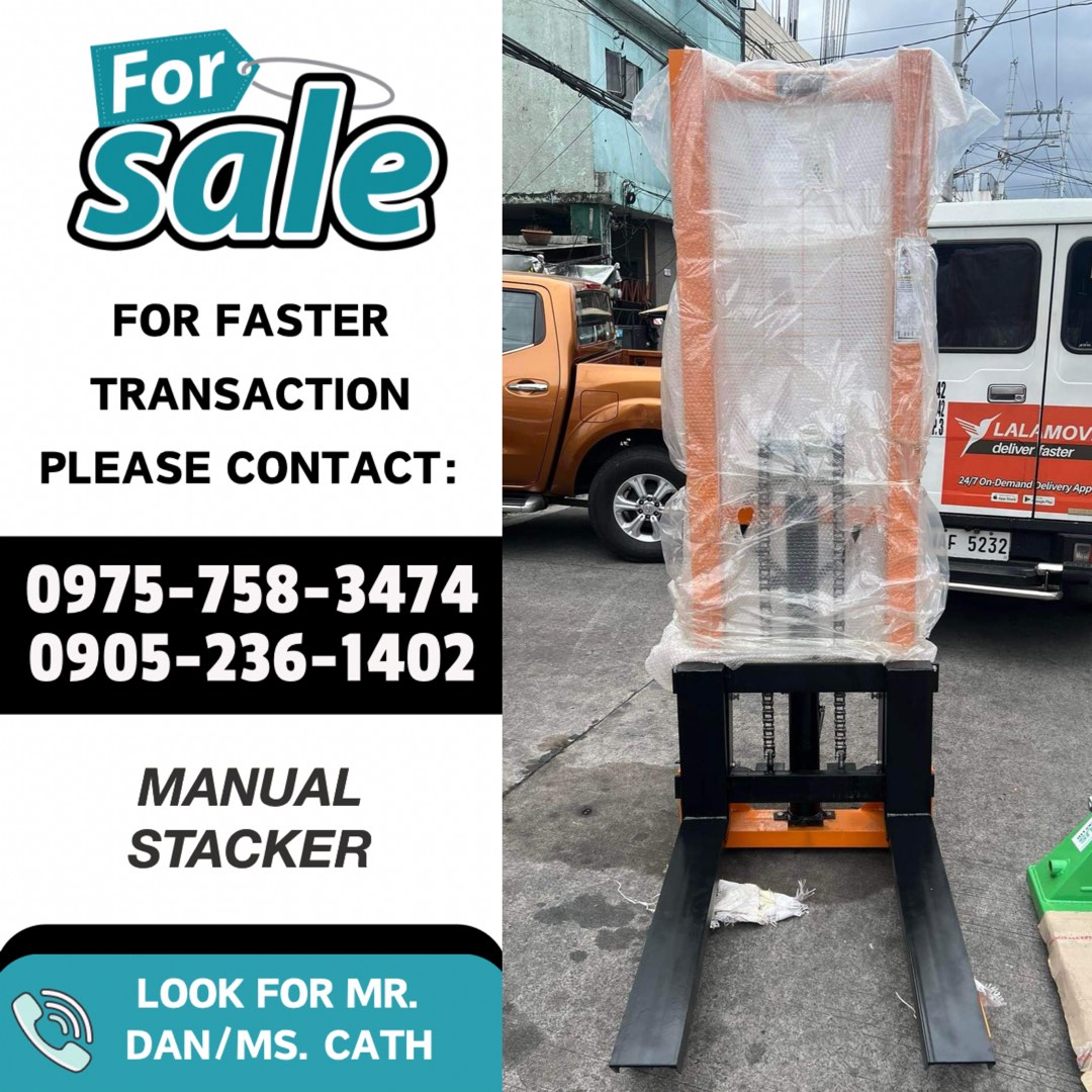 Manual Stacker, Commercial & Industrial, Construction Tools & Equipment ...
