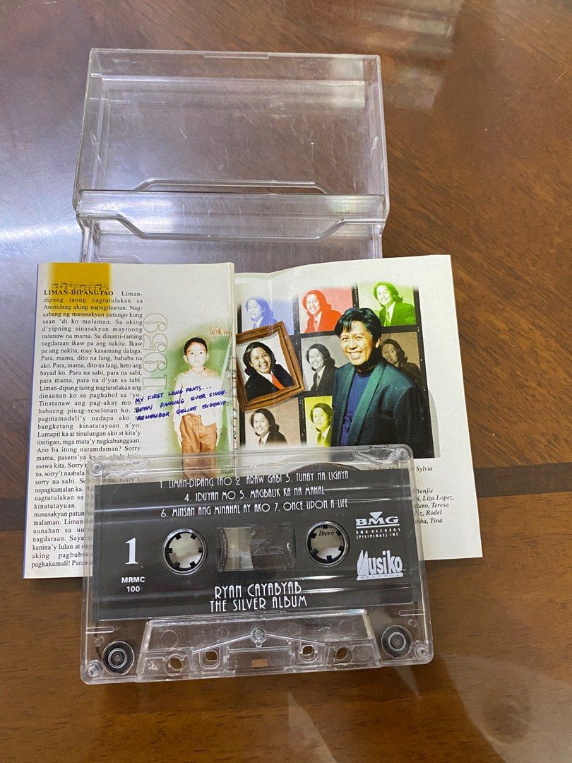 OPM MUSIC ORIGINAL CASSETTE TAPE - RYAN CAYABYAB - THE SILVER ALBUM - PHILIPPINE RELEASE ...