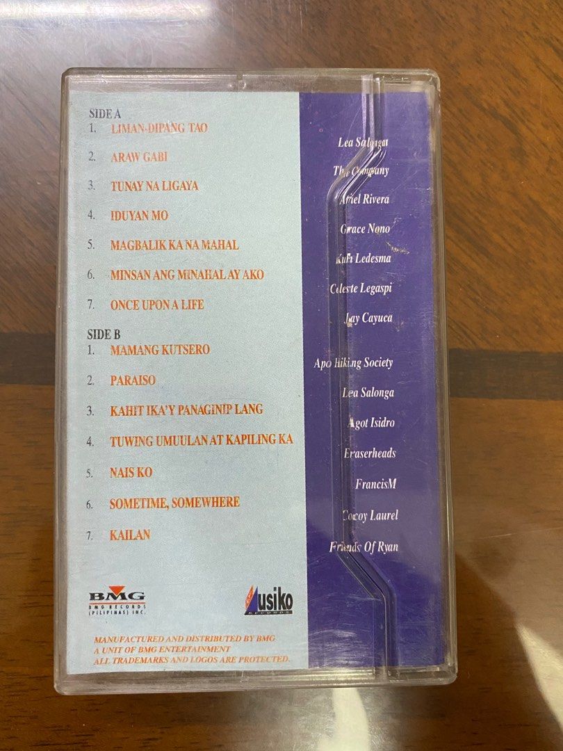 OPM MUSIC ORIGINAL CASSETTE TAPE - RYAN CAYABYAB - THE SILVER ALBUM - PHILIPPINE RELEASE ...